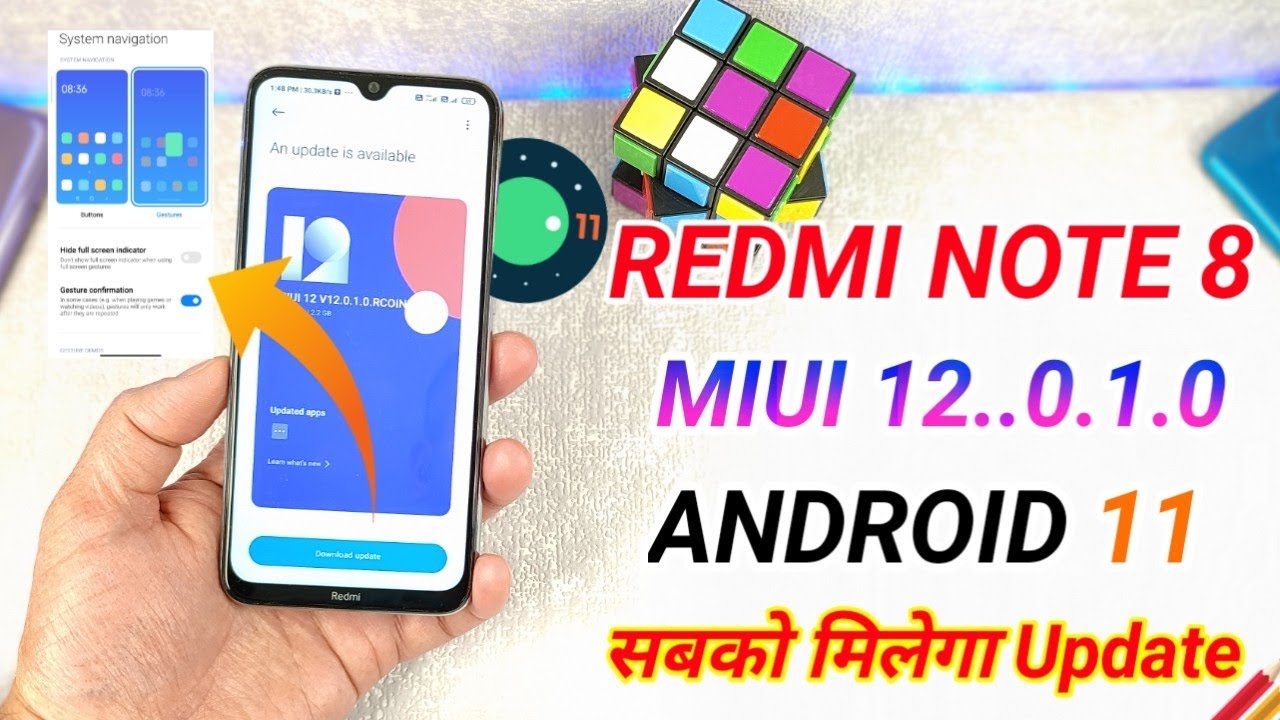 Official 🇮🇳 Redmi Note 8 MIUI 12.0.1.0 With Android 11 Update Now 🔥🔥 ...