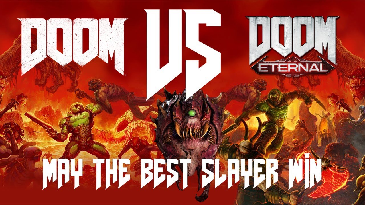 Doom 2016 VS Doom Eternal, May the Best Doom Slayer Win - YouTube