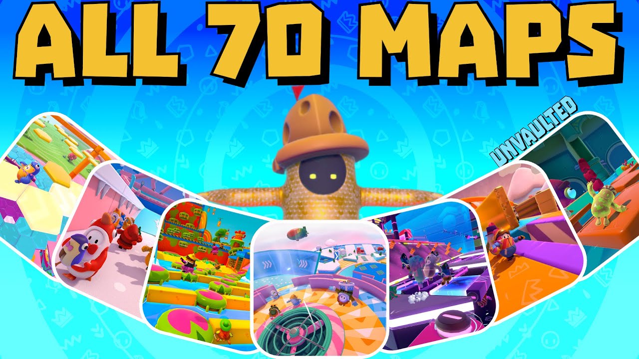 FALL GUYS Let's get EVERY MAP / PART 3 (Edit: 1 map LEFT) \ Join up ...