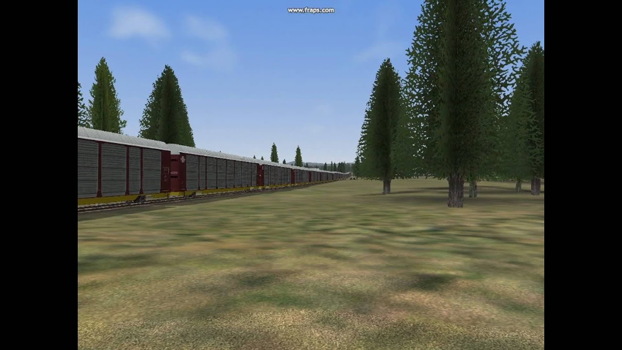 BNSF Auto Track Train.wmv - YouTube