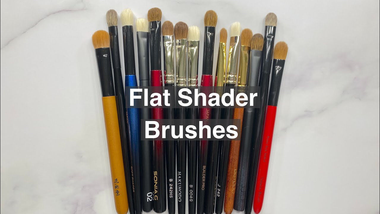 Must Have Flat Shader Eye Brushes 🤍 - YouTube