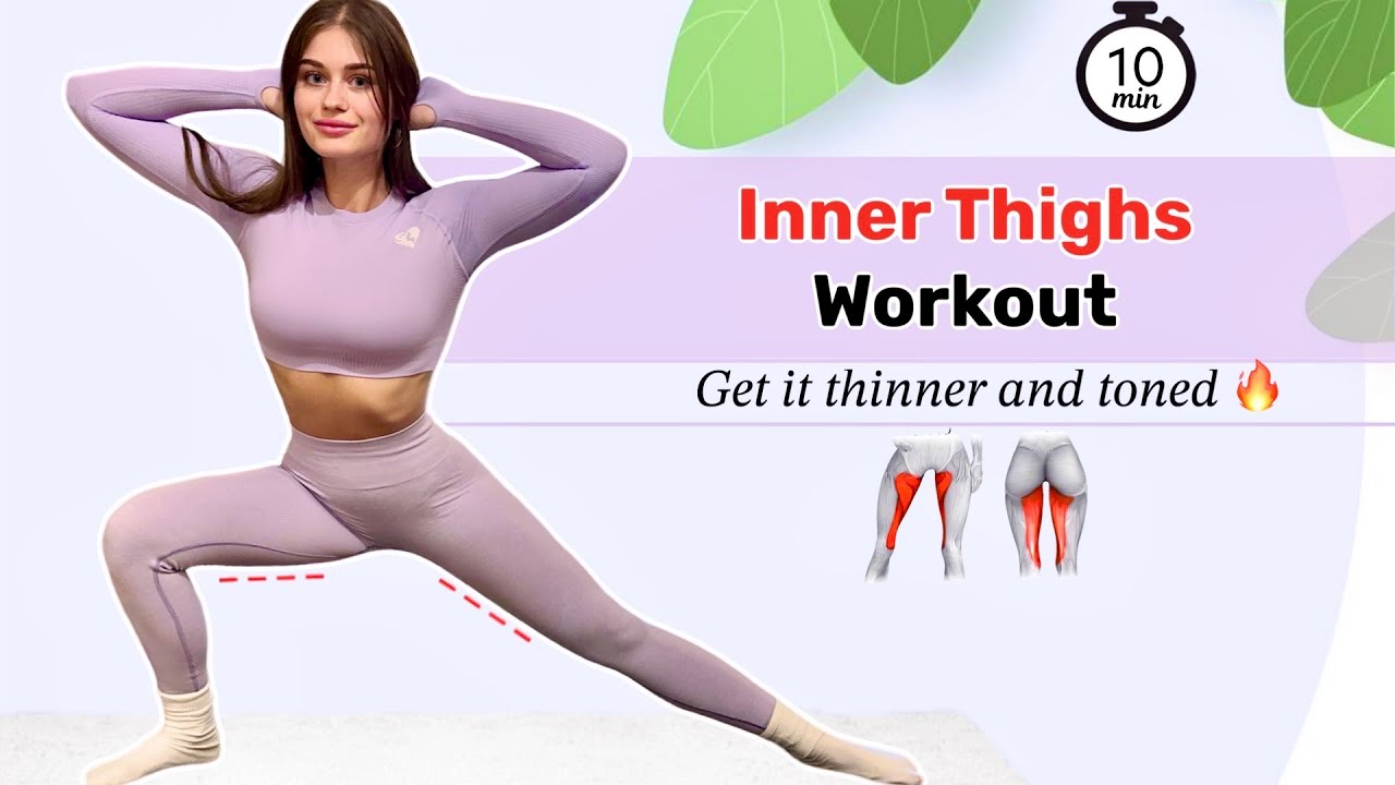 Get Thinner and Toned INNER THIGHS at Home 🔥 10 Min Inner Thighs ...