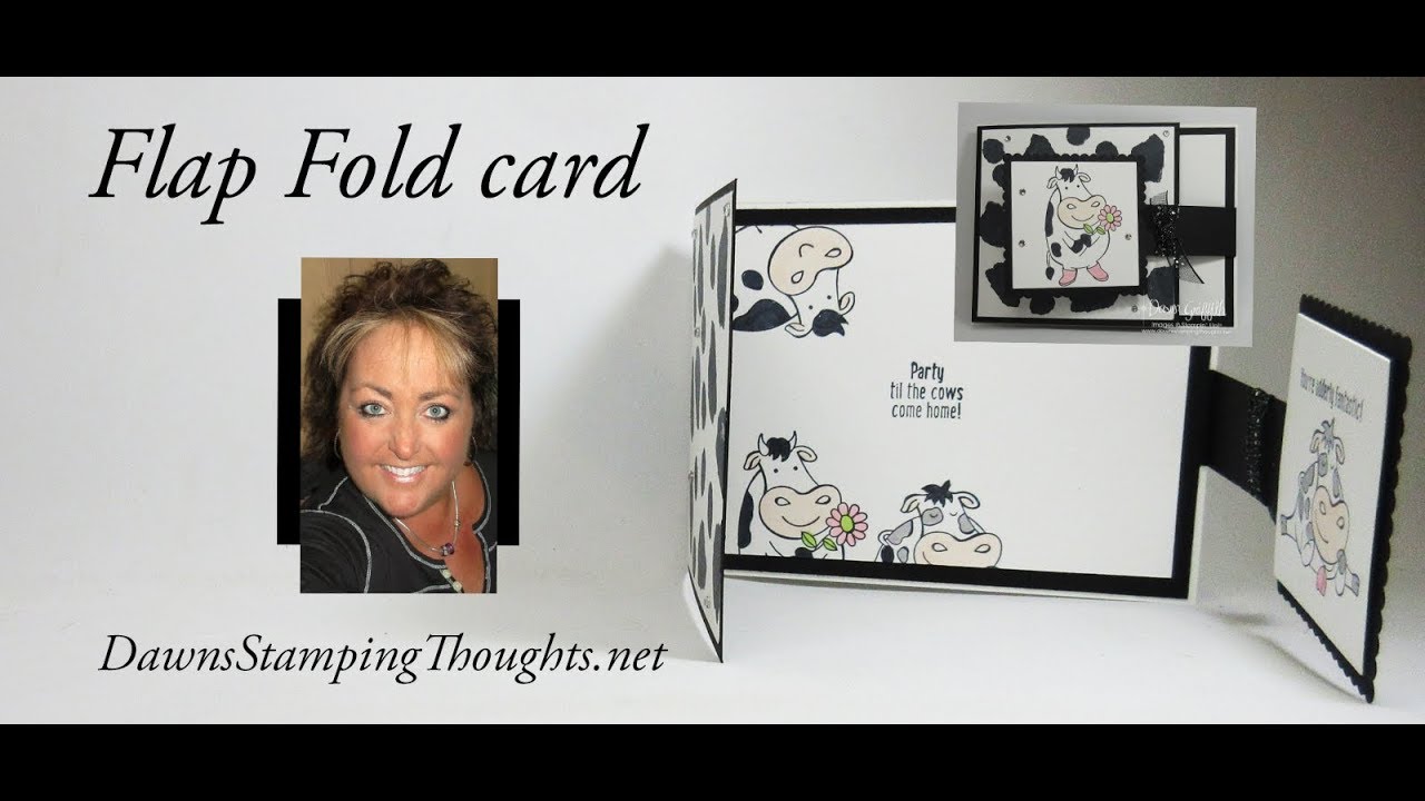 Flap Fold card - YouTube