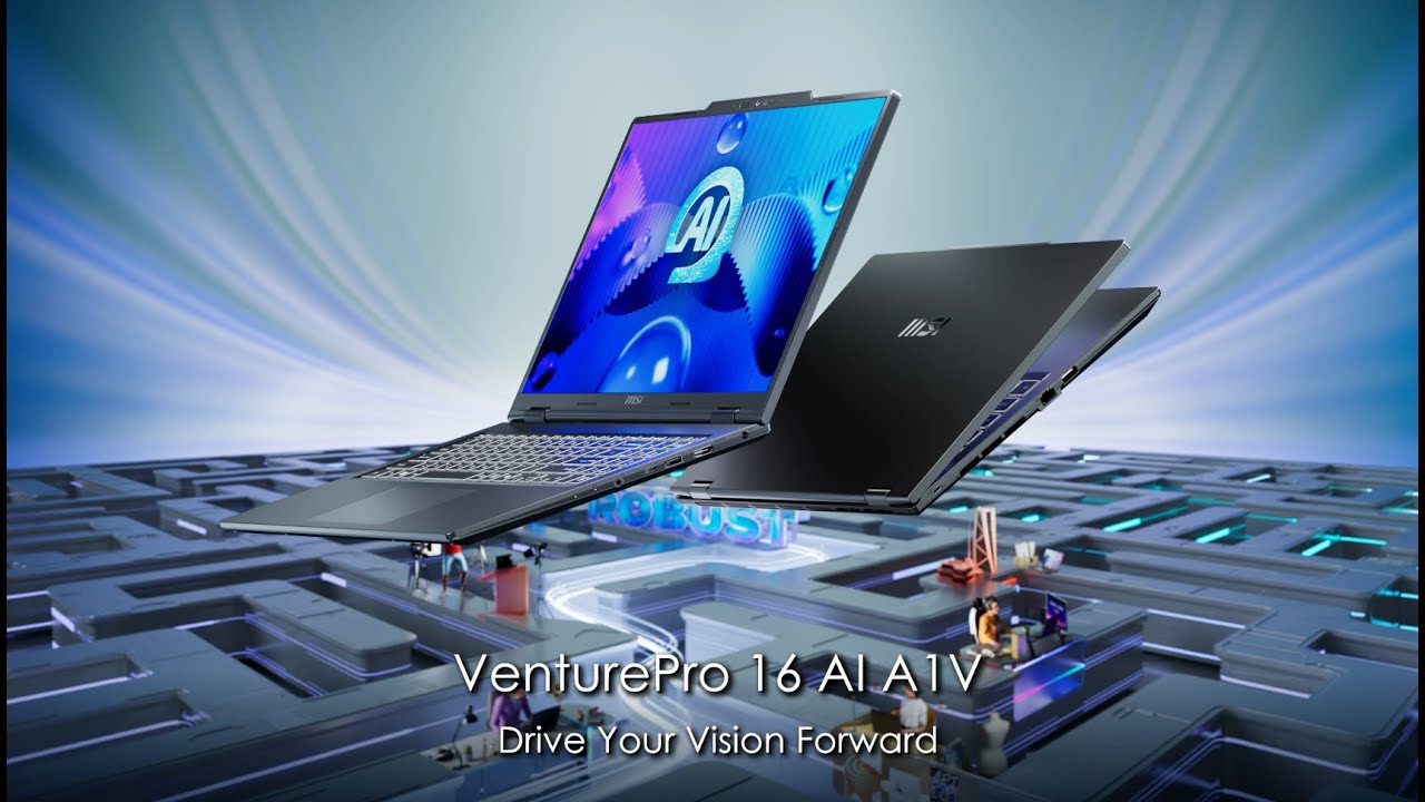 VenturePro 16 AI A1V — Drive Your Vision Forward | MSI - YouTube