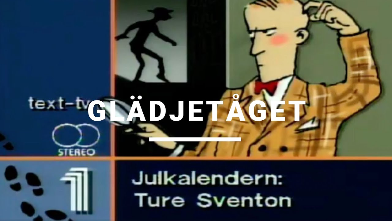 Julkalendern 1989 - Ture Sventon - lucköppning - YouTube