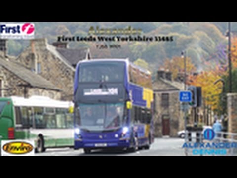 Service X84 First Leeds ADL Dennis Enviro 400 MMC 33485 (YJ66 WKH ...