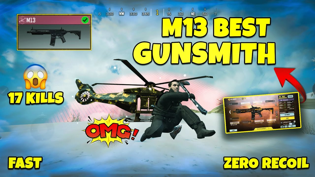 THIS M13 GUNSMITH IS BETTER THAN THE AK-47 IN COD MOBILE !! 🤯 | BEST ...