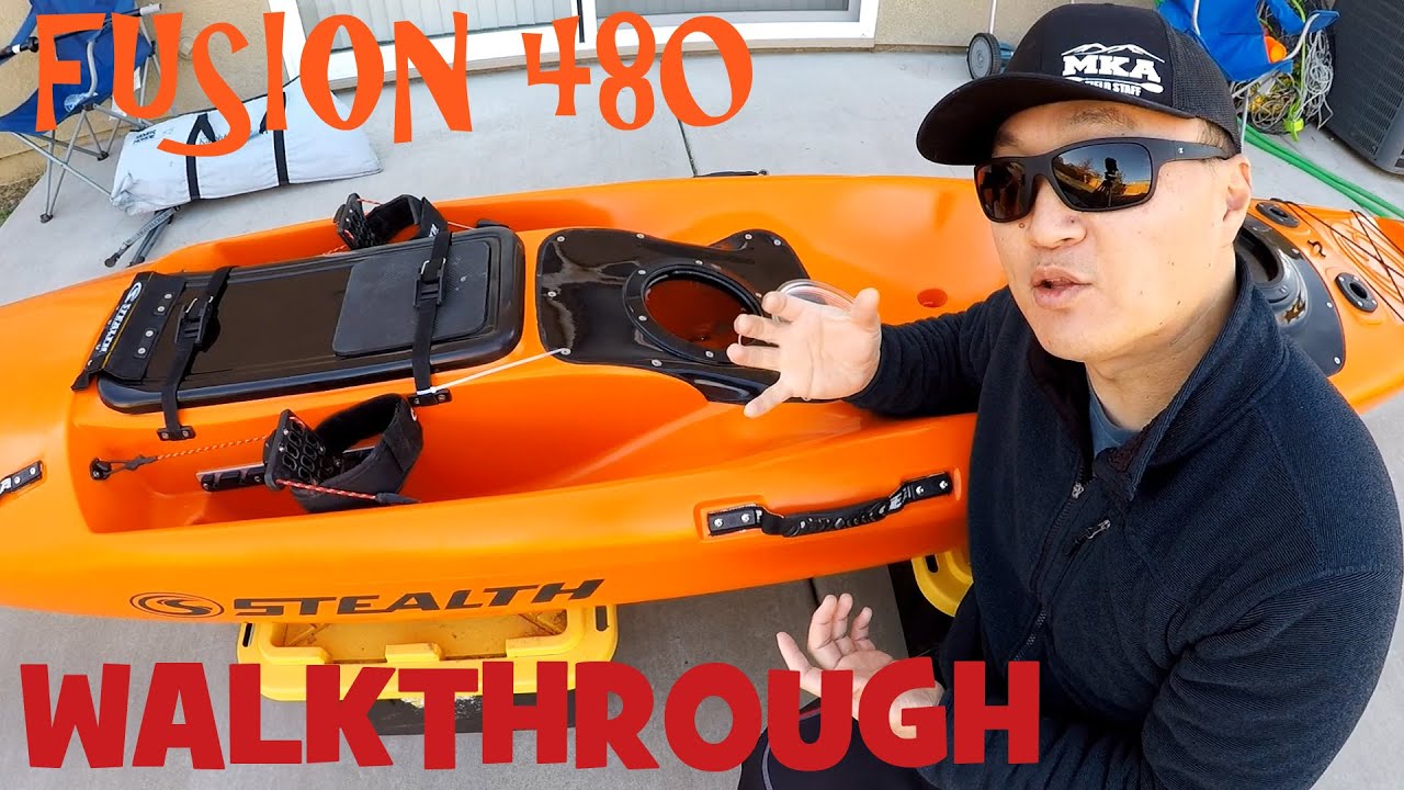 Stealth Kayak Fusion 480 Walkthrough: Fastest Plastic Fishing Kayak ...