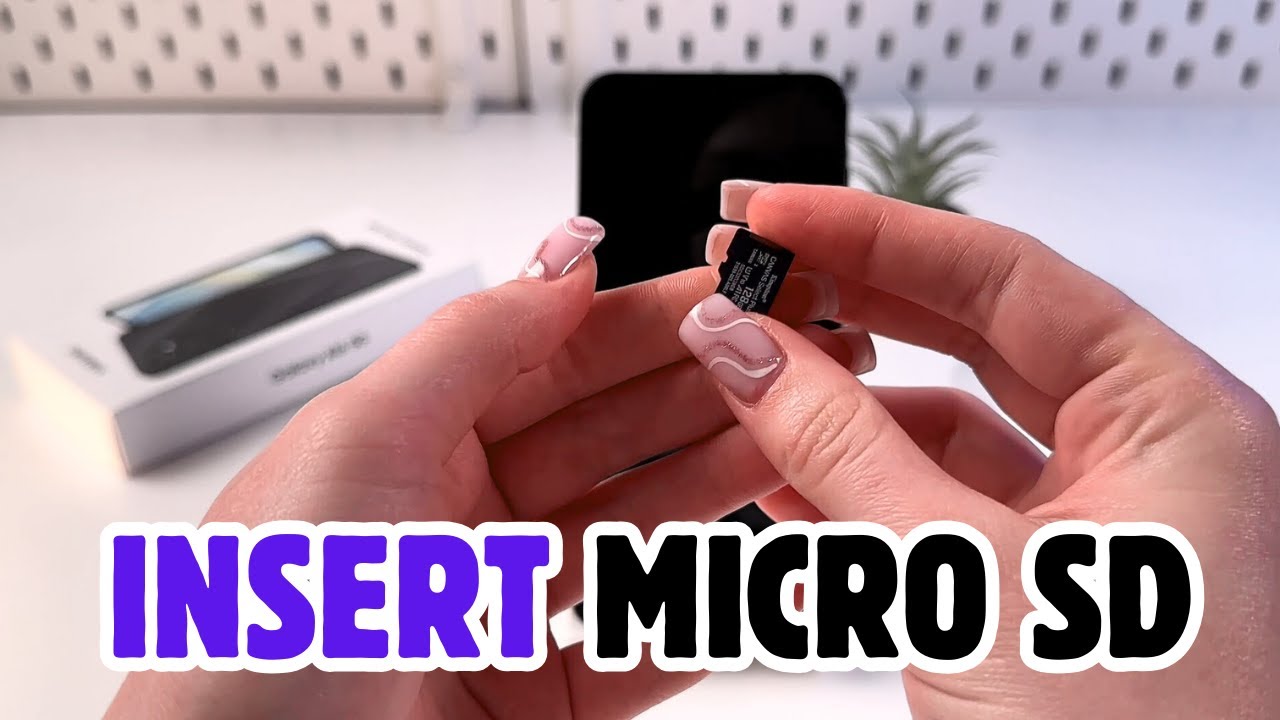 How to Insert a MicroSD Card in Samsung Galaxy A16 5G - YouTube