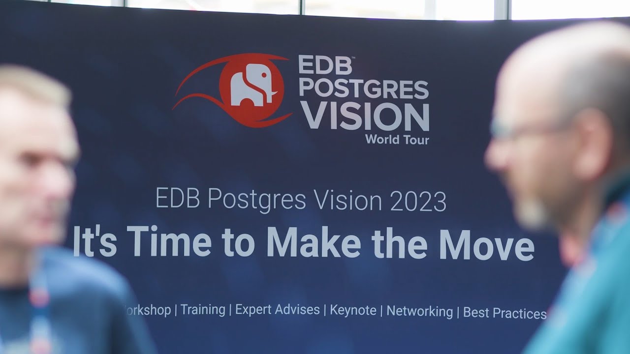 Learn from EDB and Postgres experts at Postgres Vision 2023 - YouTube