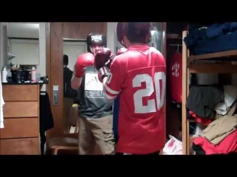 Dorm Room Boxing - (TheMidwest93) - YouTube