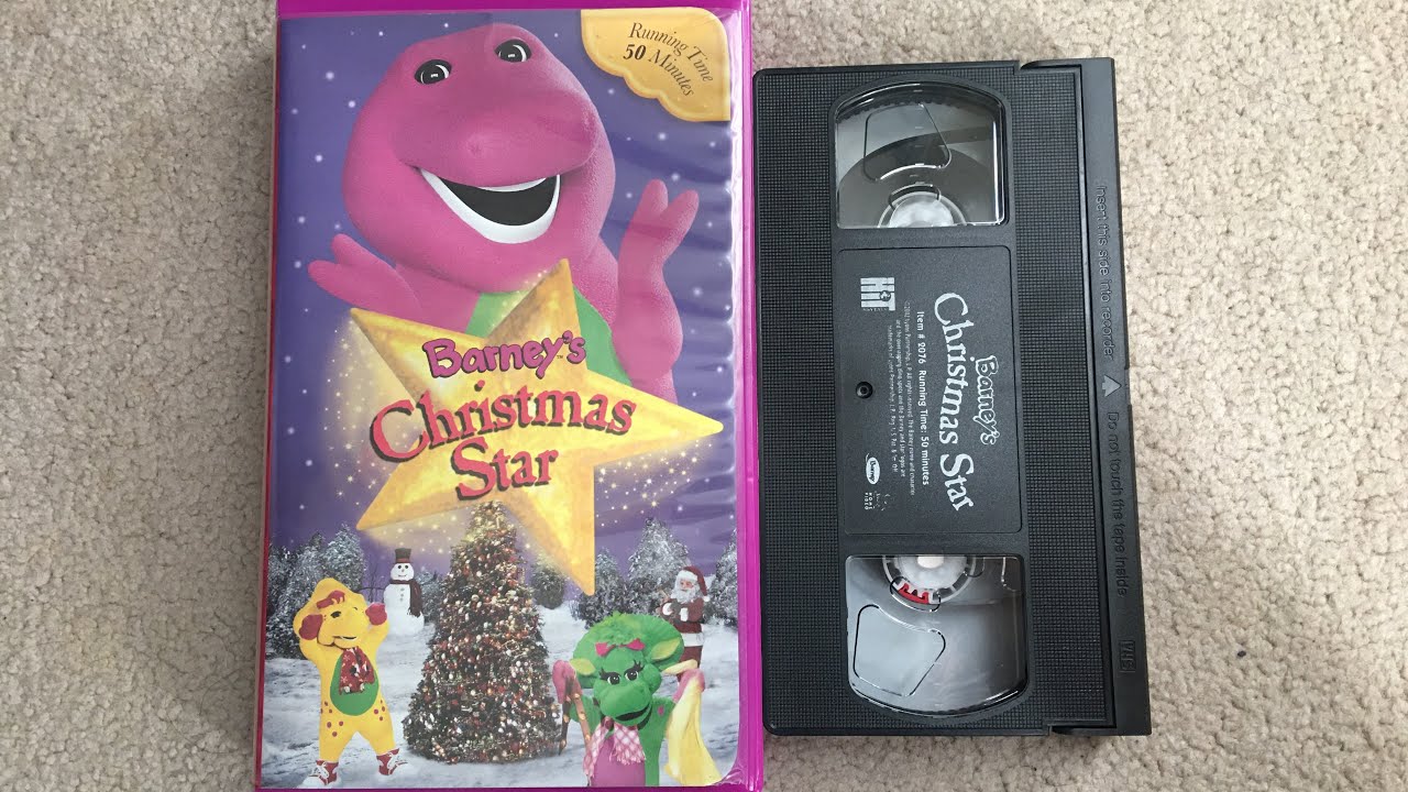 Barney Christmas Star Vhs Barney Christmas Star Products For Sale