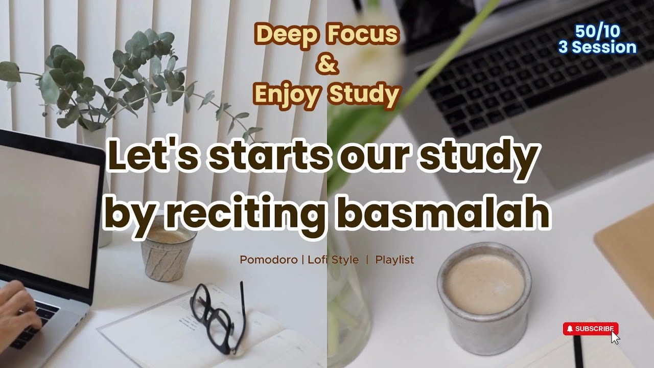 2-Hour Study With Me - Deep Focus Lofi Music, Pomodoro 50/10 Study ...