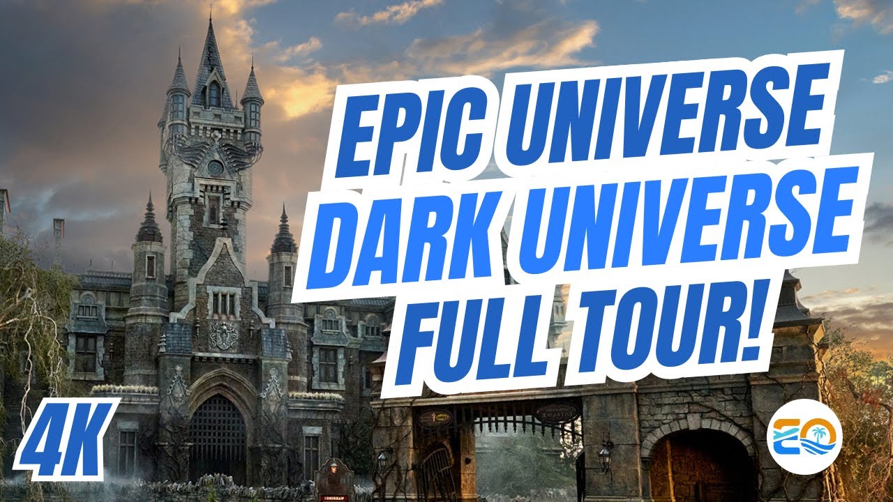 [4K] Dark Universe Full Tour | Universal Epic Universe Walkthrough ...