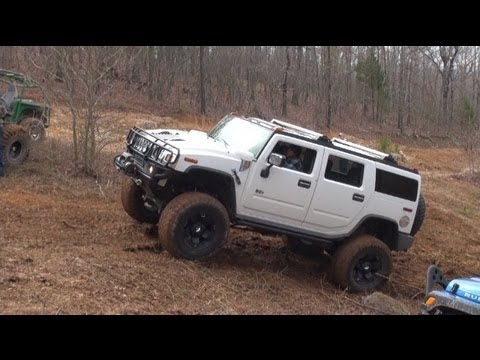 HUMMER H2 ON ROCKSTARS DOIN THE MUD SLIDE! - YouTube