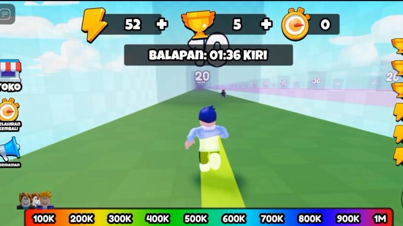 Roblox Balapan Lari Cepat | speed run - YouTube