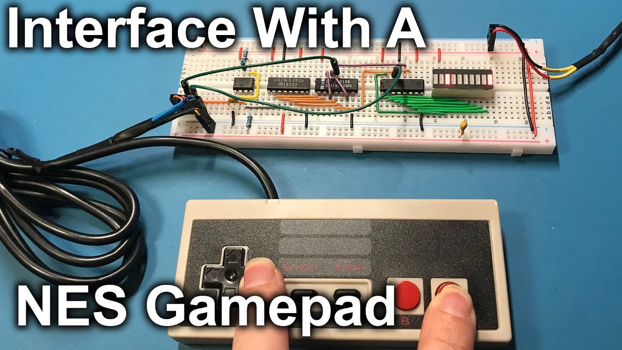 Interfacing With a NES Gamepad - YouTube