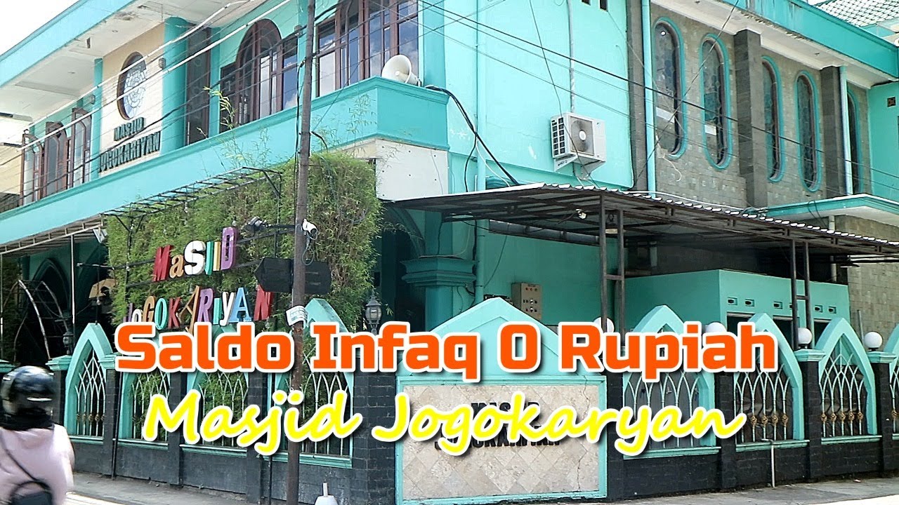 Saldo Infaq 0 Rupiah masjid Fenomenal Jogokaryan Yogyakarta - YouTube