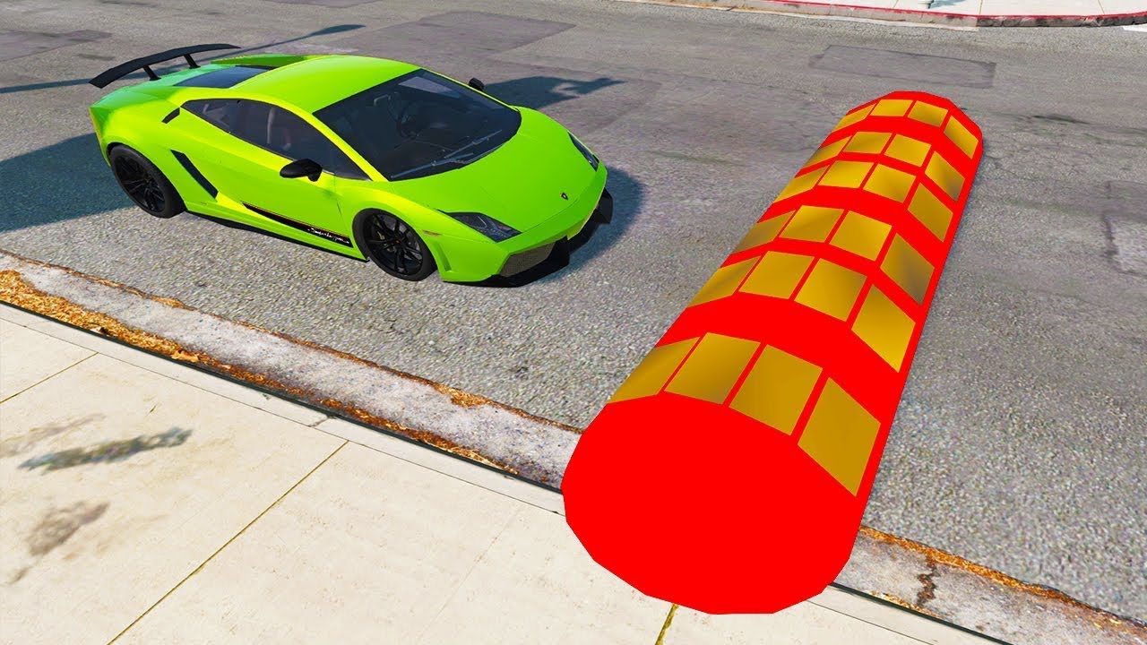 Cars Vs Massive Speed Bumps #871 - YouTube