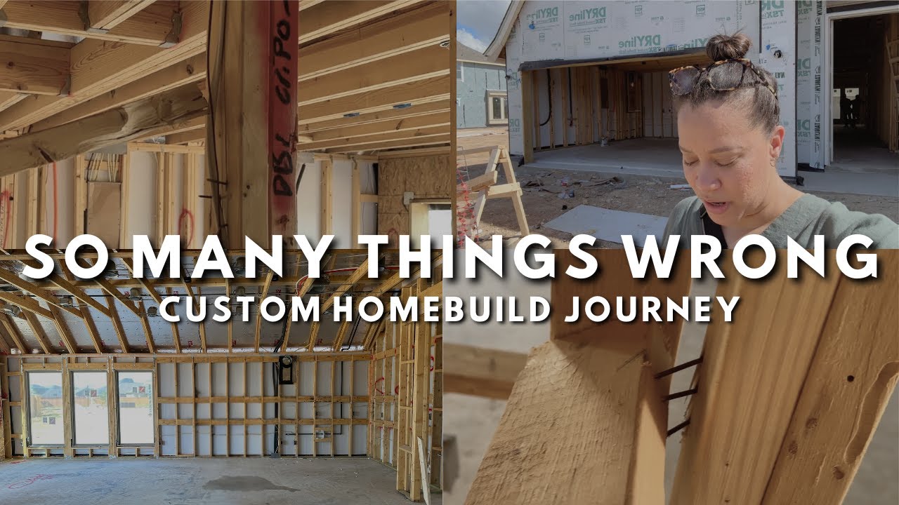 NEW HOME BUILD | Disappointing Home Inspection Walk-thru | Building Our ...