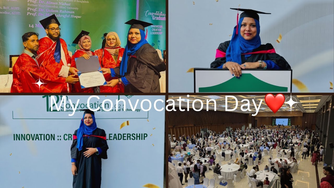 12th convocation of Ahsanullah University of Science and Technology|My ...