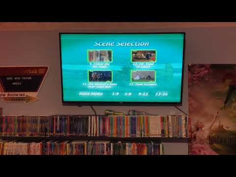 Menu walkthrough of Mr Toad’s Wild Ride 2004 dvd