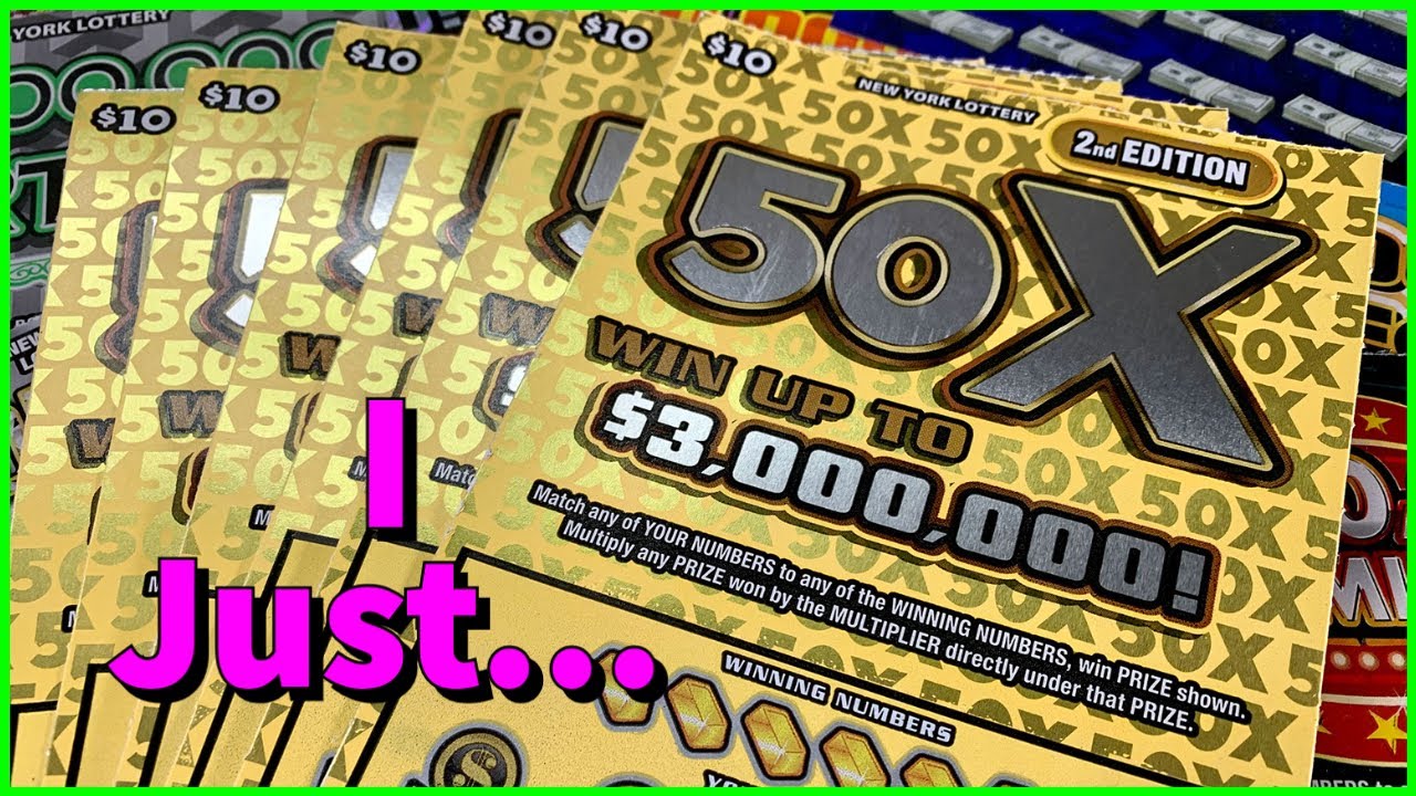 2nd Edition 50X! New York Lottery Scratch Off Tickets - YouTube