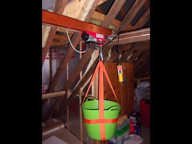 Attic Hoist Hoisting Tools To The Attic? | The Garage Journal