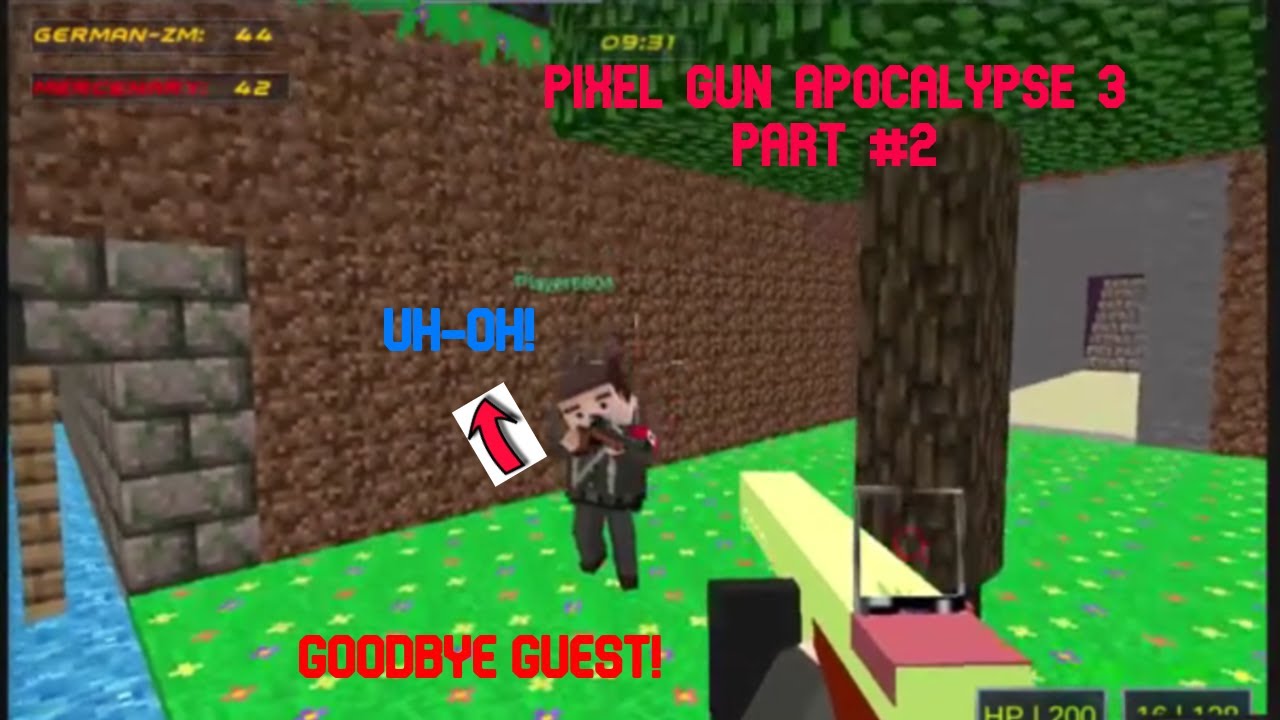 Goodbye Noobs! Pixel Gun Apocalypse 3 | Part 2 - YouTube