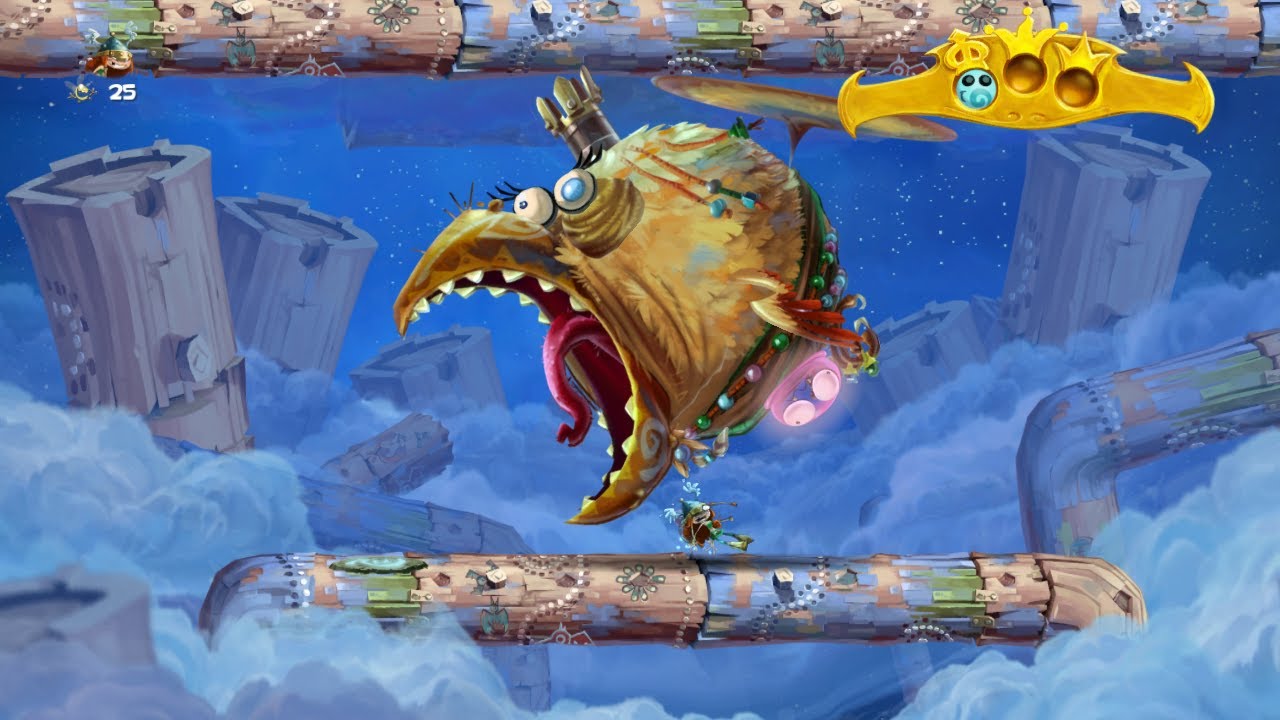 Rayman Legends - 35 - back to the kitchen II: chicken edition - YouTube