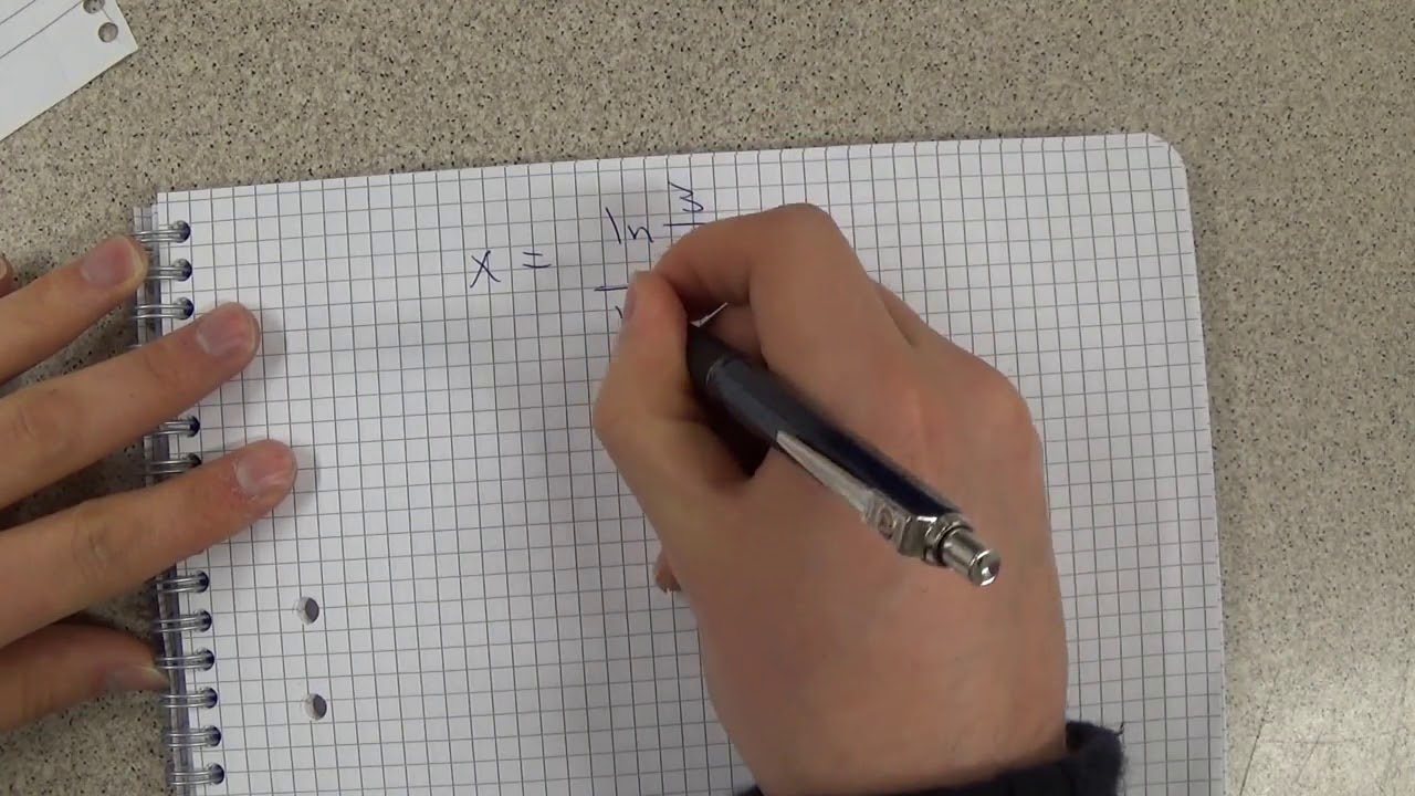 (ma3) L24: Den naturliga logaritmen ln (del 2) - YouTube