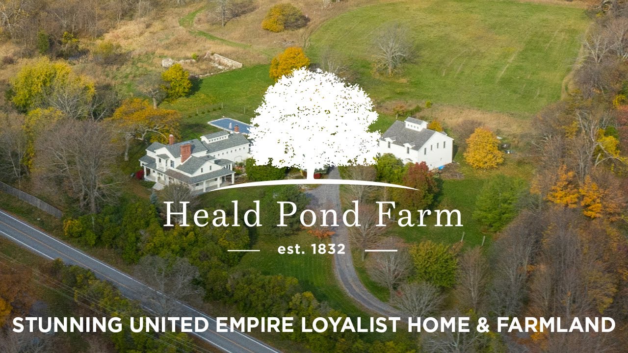 HEALD POND FARM - LUXURY PRINCE EDWARD COUNTY ESTATE - YouTube