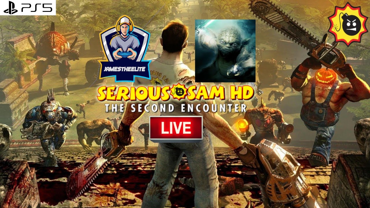 (PS5) Serious Sam: The Second Encounter HD | LIVE Playthrough w/ David ...