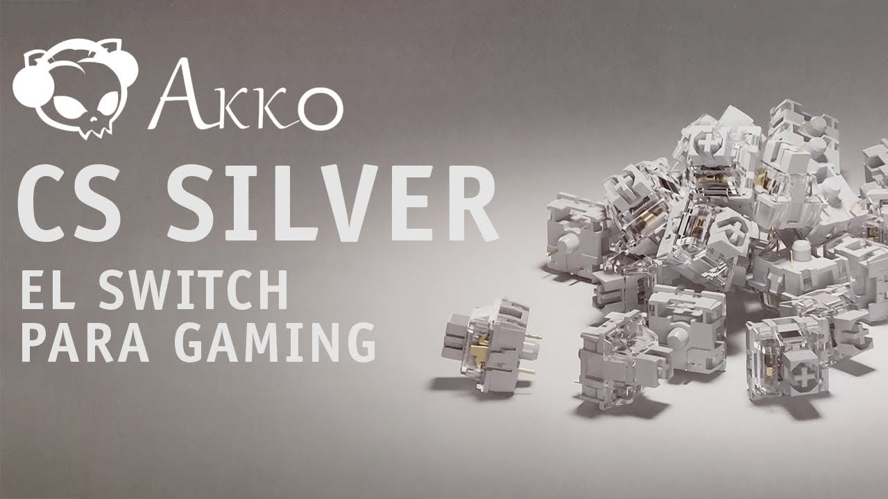 Switches Akko CS Silver - Review del MEJOR SWITCH para GAMING - YouTube