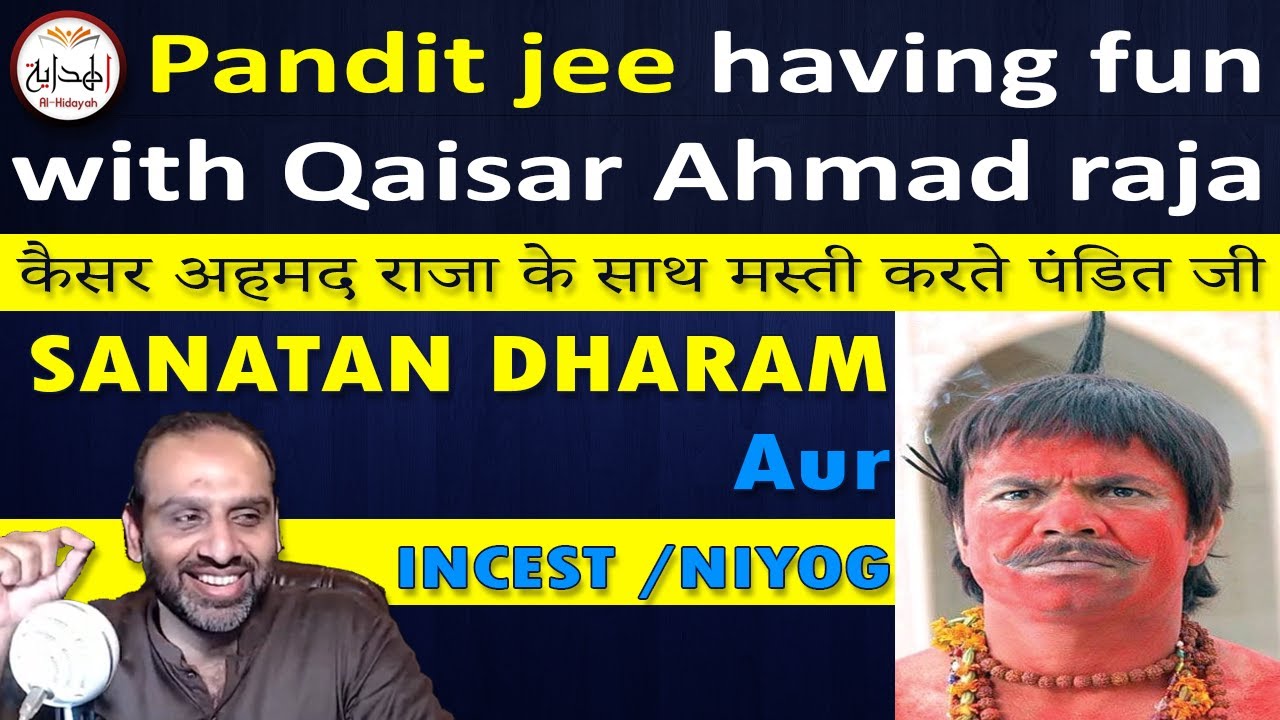 Pandit jee having fun with Qaisar Ahmad raja | Alhidaya | Amir Haq | Ex ...