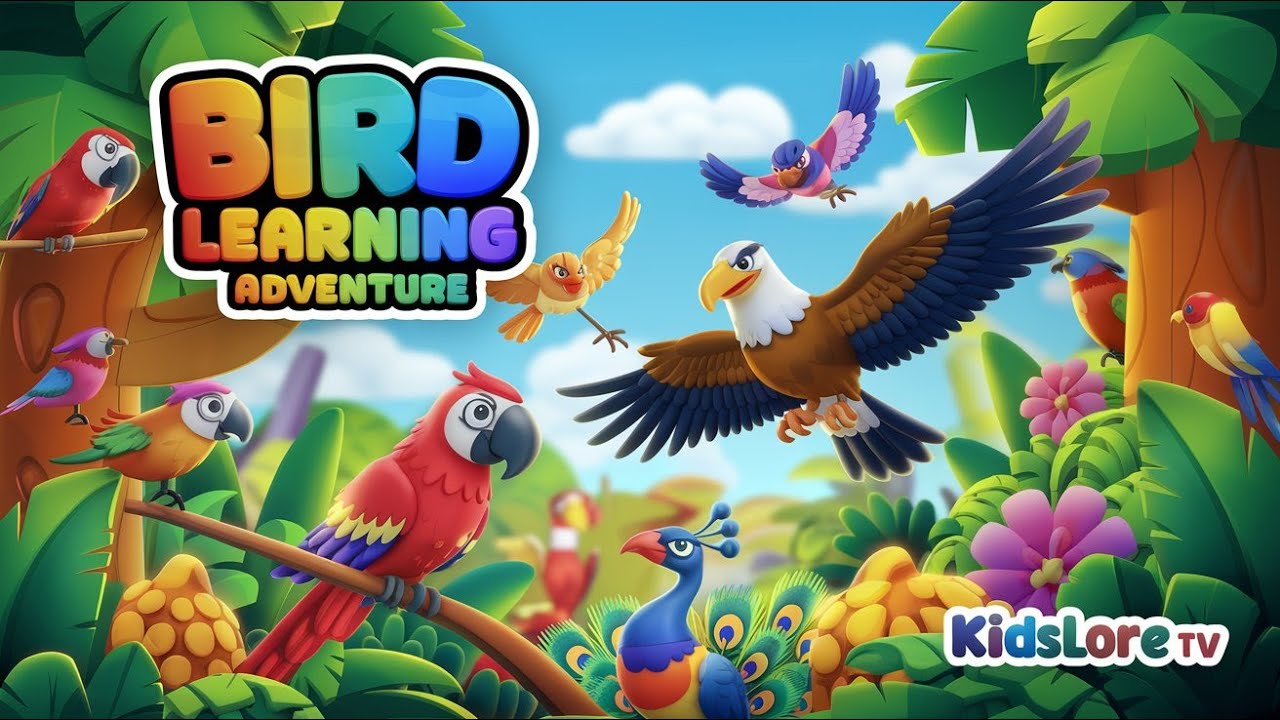 Bird Learning Adventure for Kids - Discover Amazing Birds | Kidslore TV ...