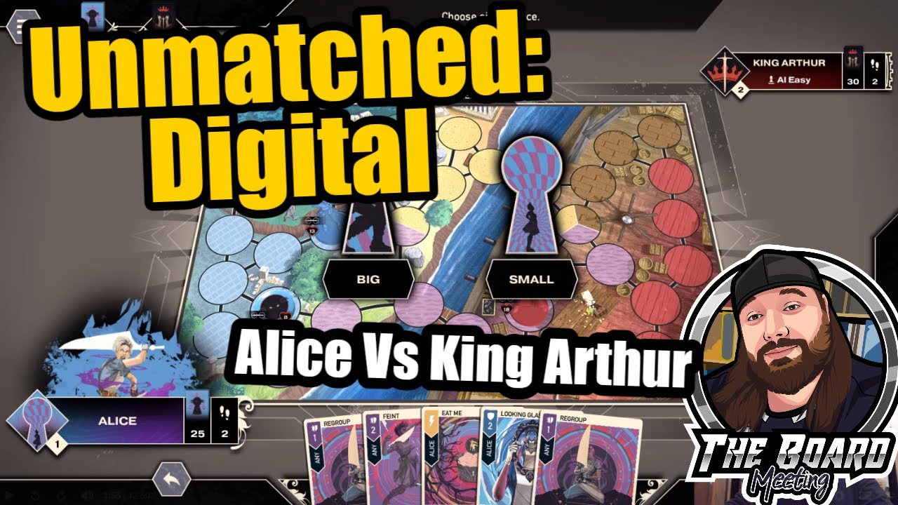 Beta Unmatched Digital Match: Alice Vs King Arthur - YouTube