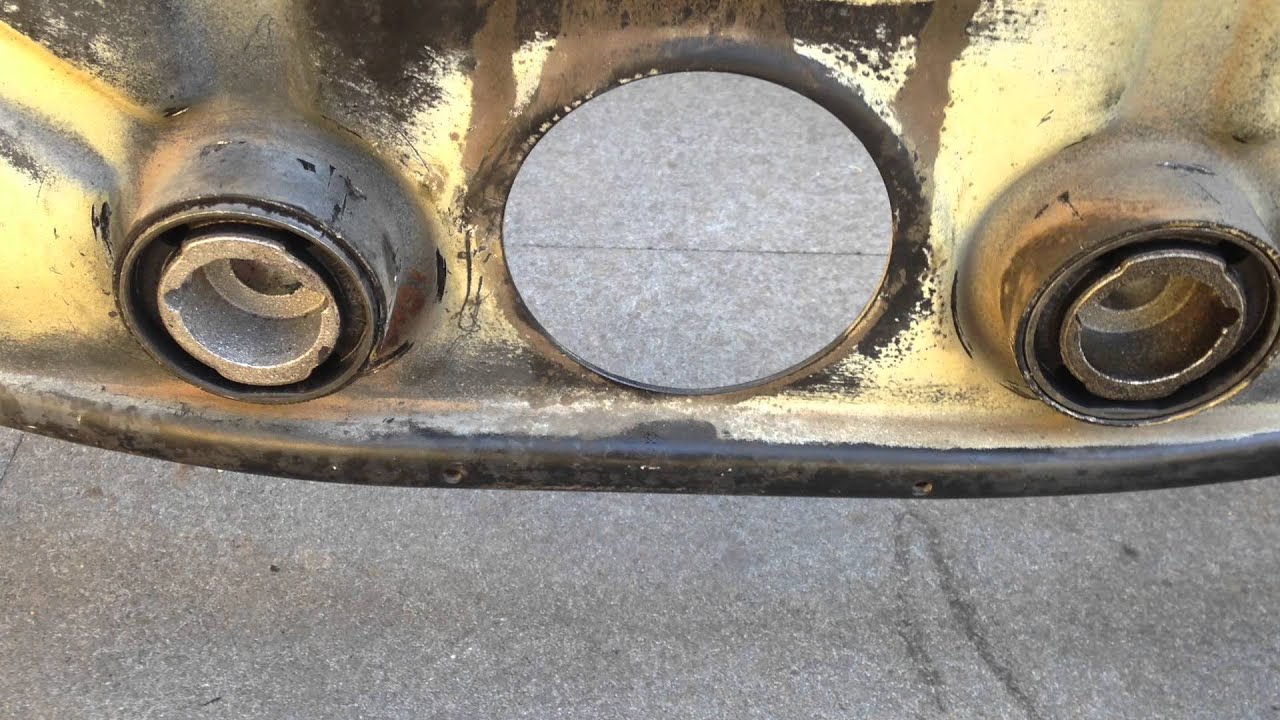 W124 Subframe part 3 - Diff Bushings and Mounts - YouTube