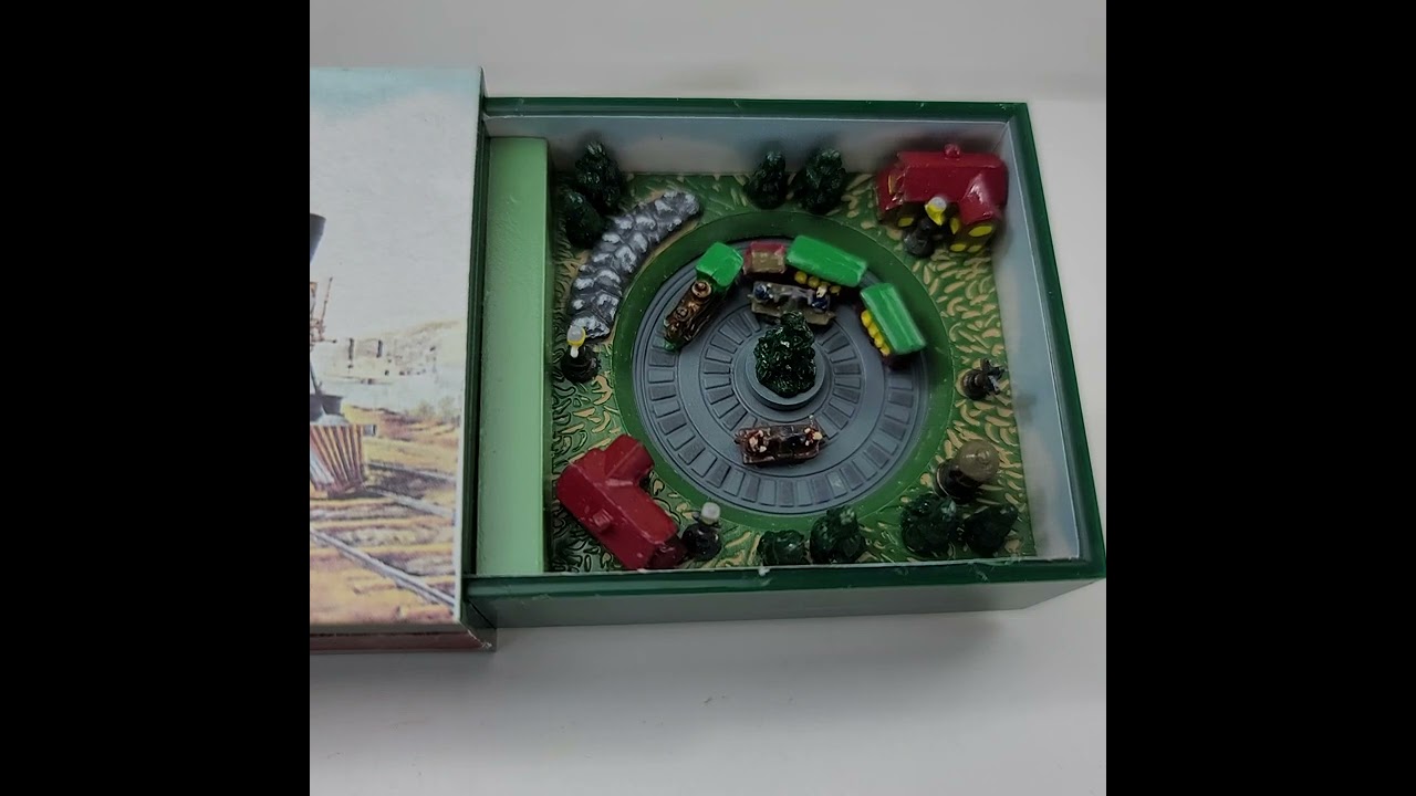 Mr. Christmas Matchbox Melodies Train Music Box Miniature - YouTube