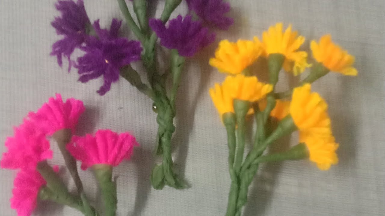 Thread Flower - YouTube