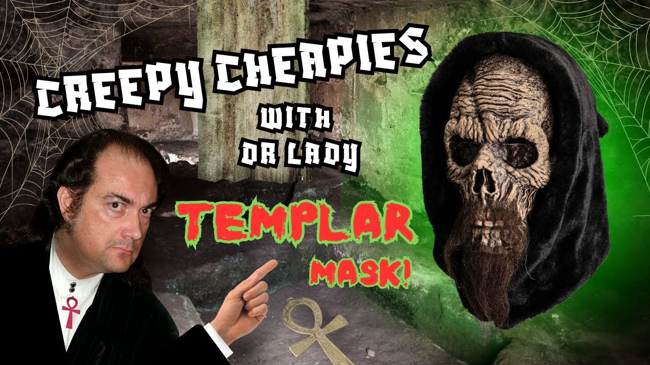 CREEPY CHEAPIES Mask Review: TEMPLAR Zombie (The Blind Dead) - YouTube