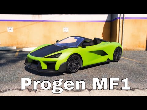 GTA 5 - PROGEN MF1 CUSTOMIZATION (MCLAREN 720S) - YouTube