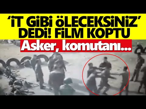 Azerbaycan-Ermenistan geriliminde olay görüntüler! Ermeni komutan ile asker cephede kavga etti