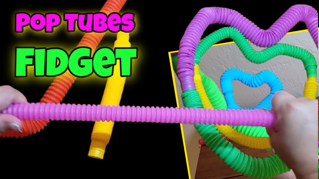 Pop Tubes Fidget Toys - Unboxing Sensory Fidget Toy Pack - YouTube