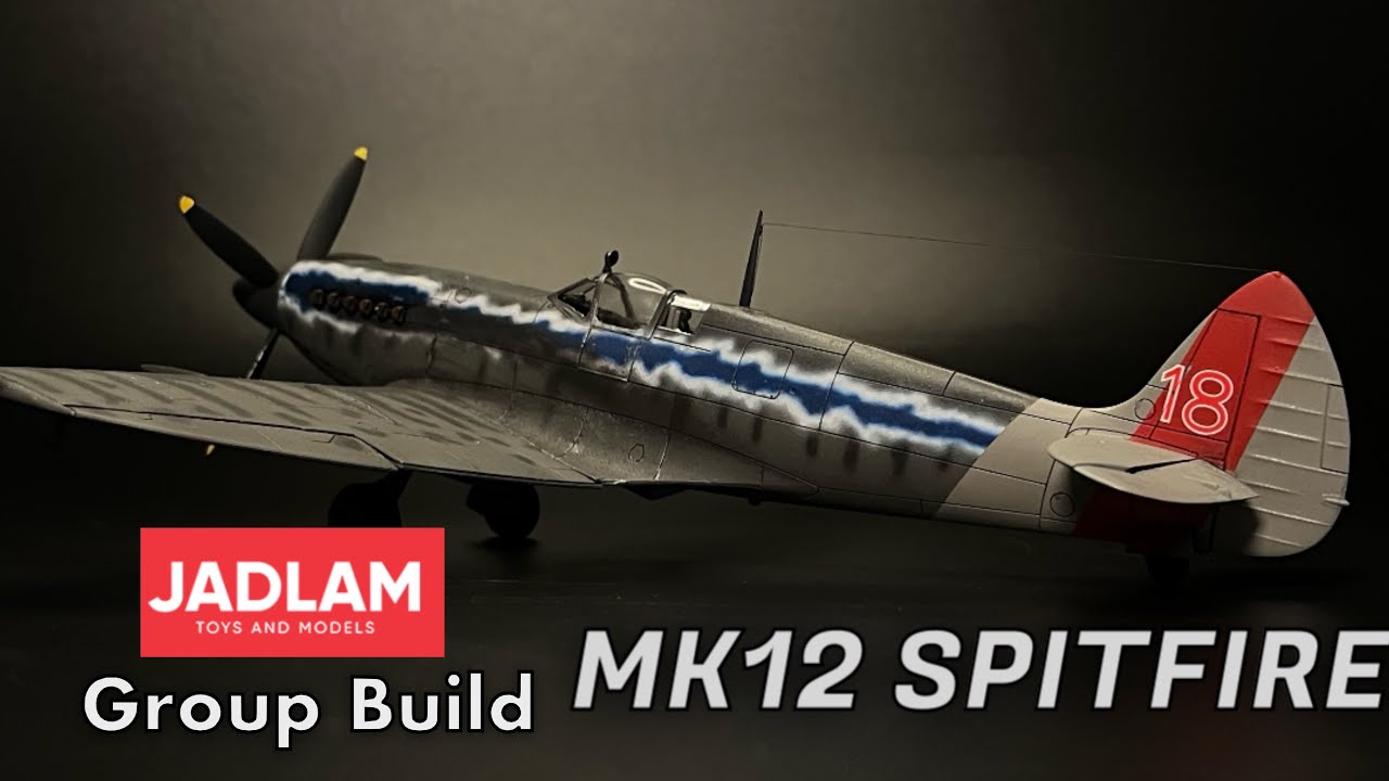 Airfix 1/48 Spitfire Mk12 Jadlam Group Build - YouTube