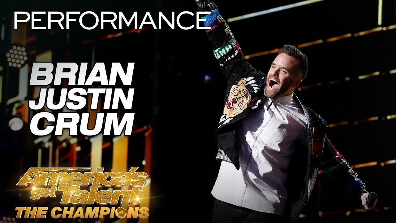Brian Justin Crum America's Got Talent: The Champions sings Your Song ...