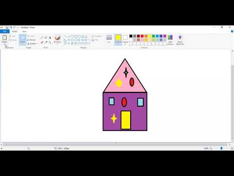 Cut and Paste -Ms Paint- Grade 3 - YouTube