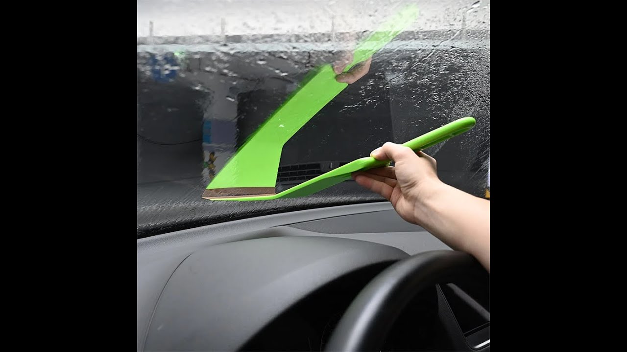 FOSHIO Teflon Lengthen Handle Vinyl Bulldozer Window Tinting Film Aid ...