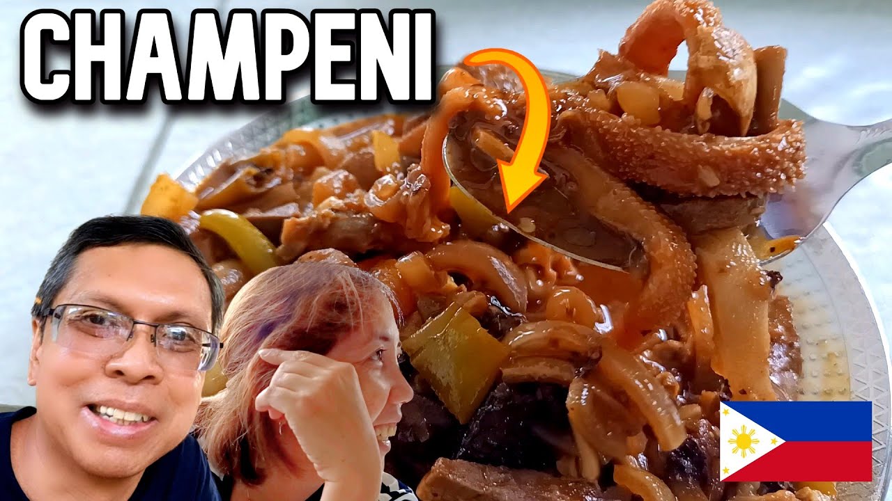 EXTREME GOAT INNARDS DISH - CHAMPENI - FILIPINO FOOD REVIEW - YouTube