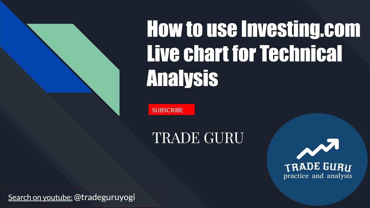 How to use live chart in Investing.com - YouTube